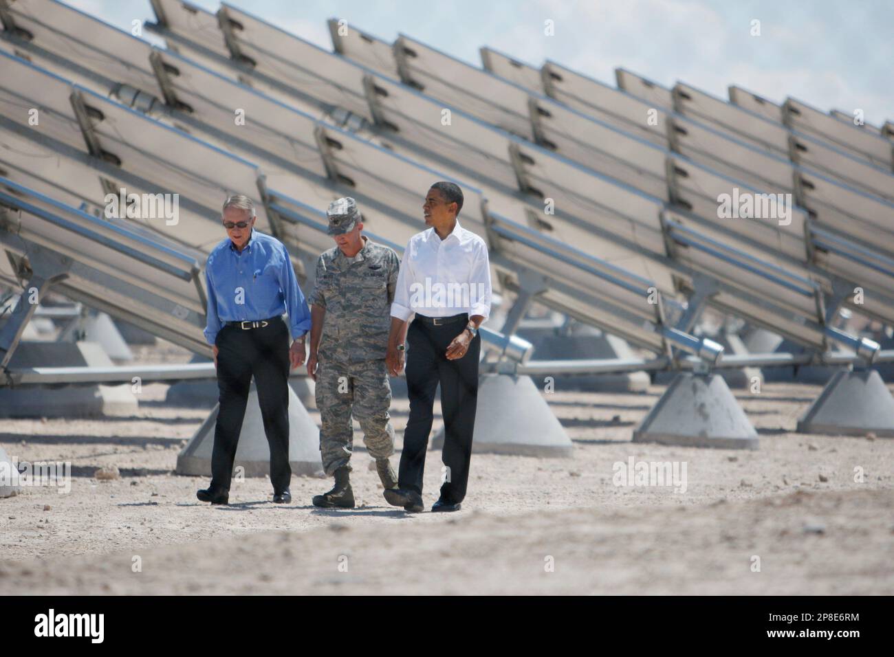 President Barack Obama and Senate Majority Leader Harry Reid, D-Nev ...