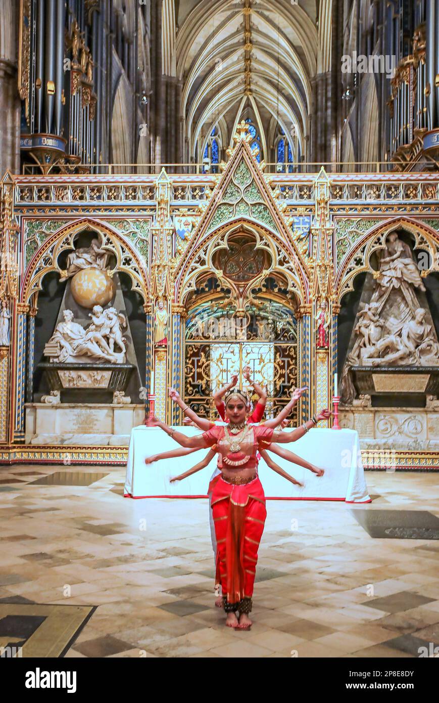 London UK 9 March 2023 Arunima Kumar Dance - South Asian dance company ...