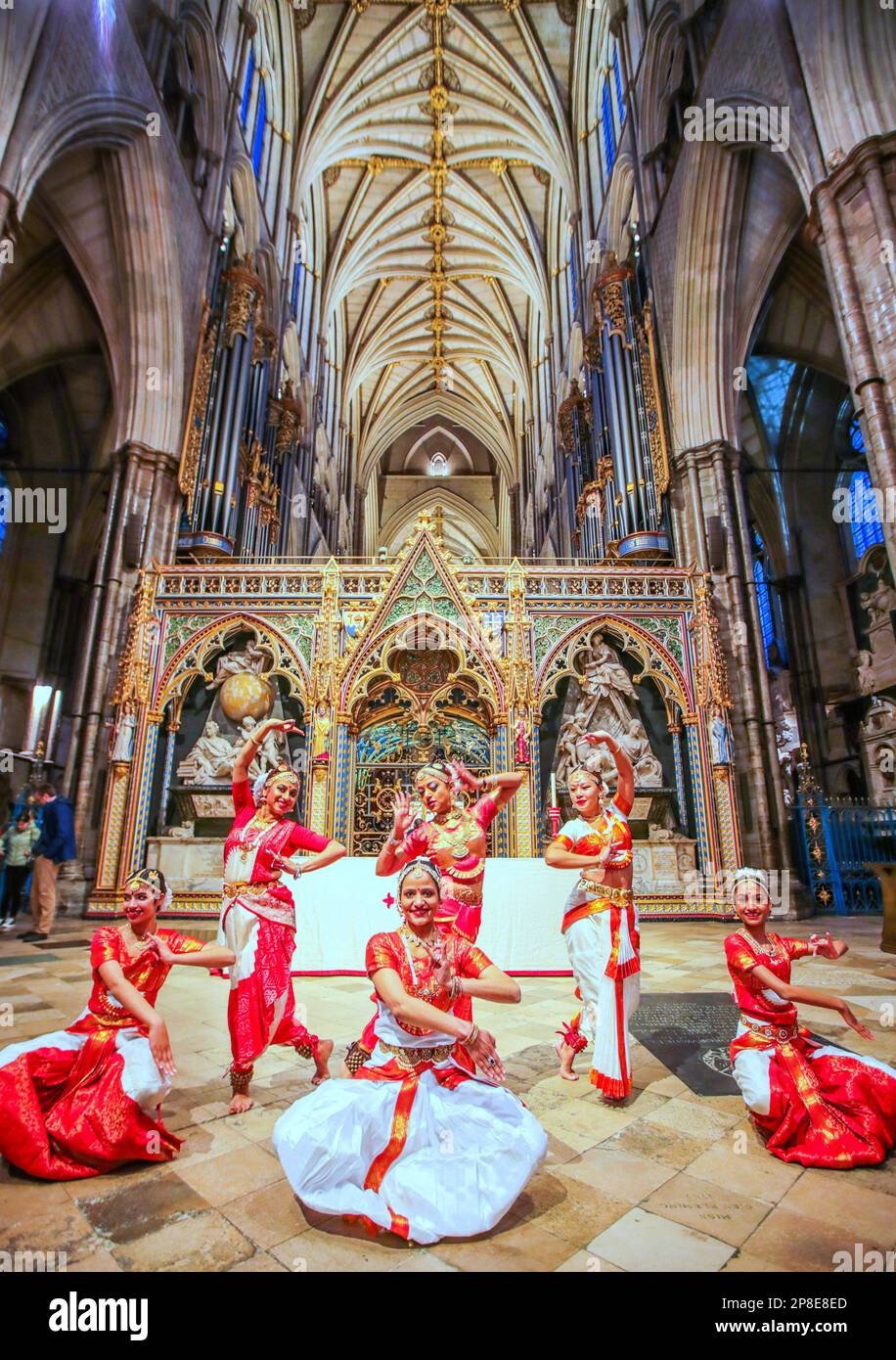 London UK 9 March 2023 Arunima Kumar Dance - South Asian dance company ...