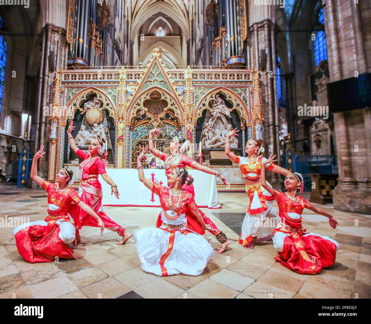 London UK 9 March 2023 Arunima Kumar Dance - South Asian dance company ...