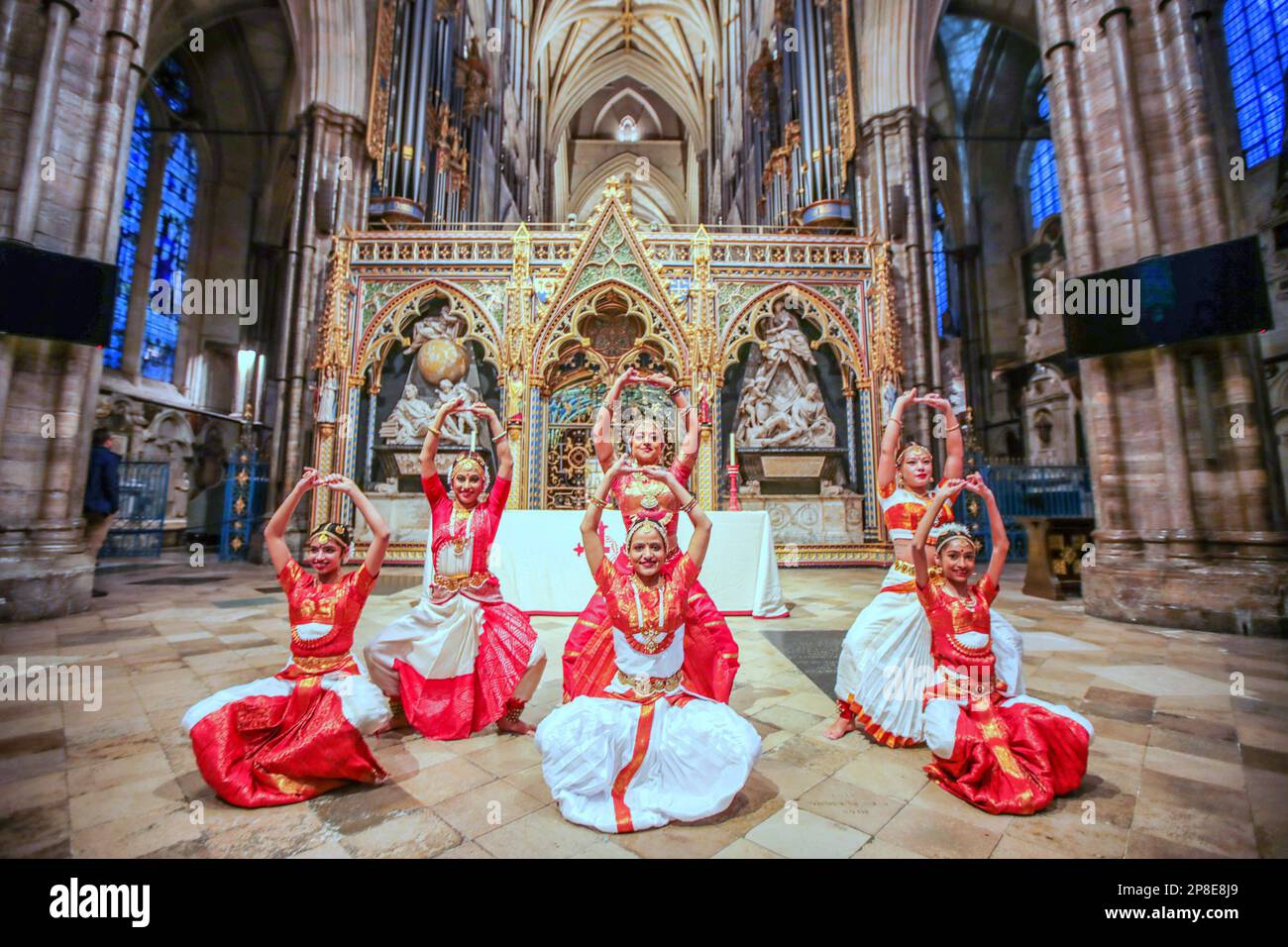 London UK 9 March 2023 Arunima Kumar Dance - South Asian dance company ...