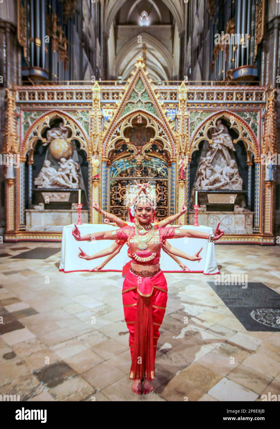 London UK 9 March 2023 Arunima Kumar Dance - South Asian dance company ...