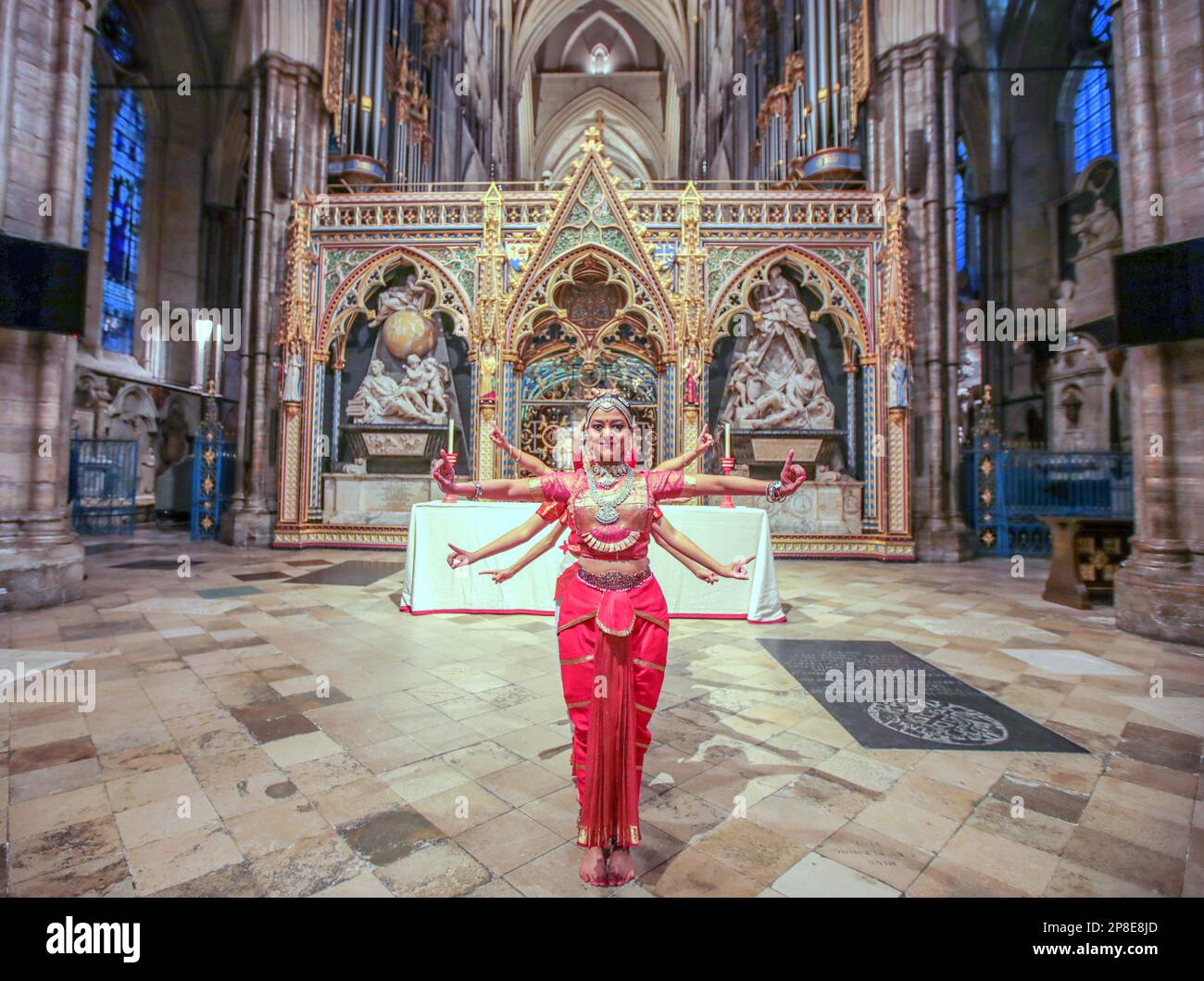 London UK 9 March 2023 Arunima Kumar Dance - South Asian dance company ...