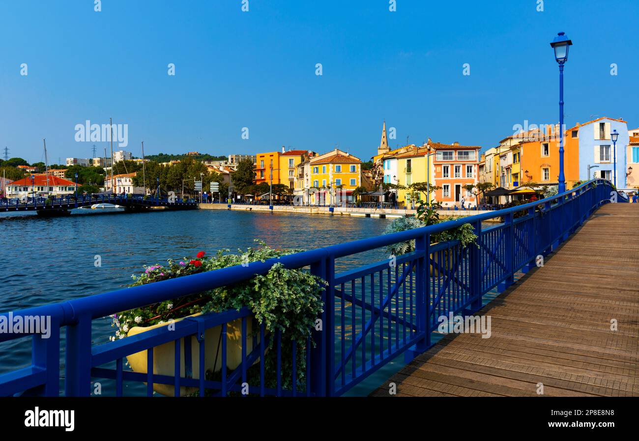 Canal at village of Martigues, France Stock Photo - Alamy