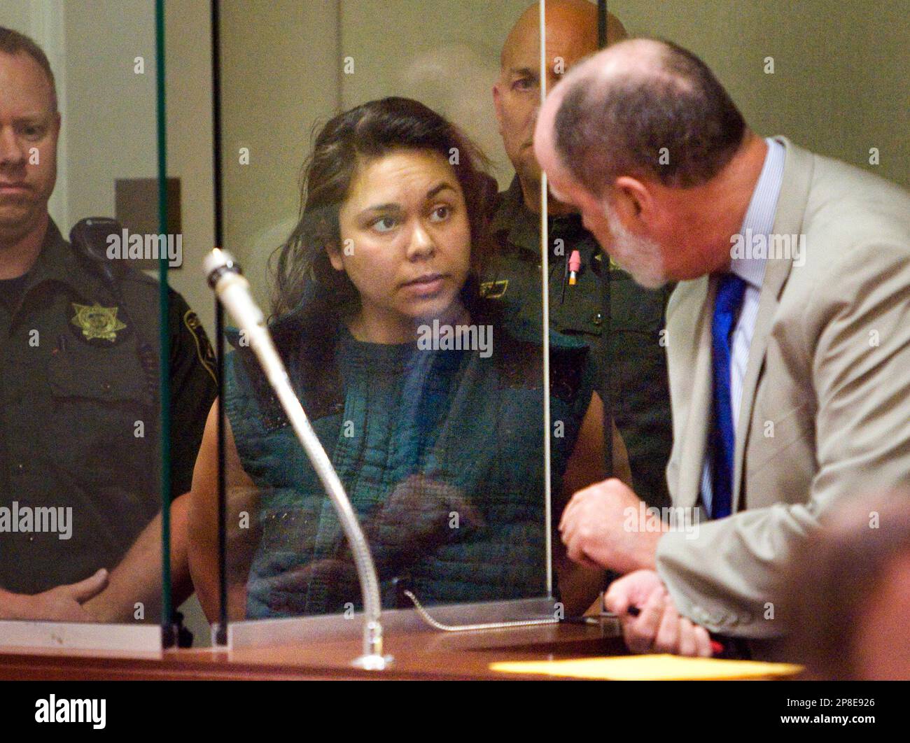 Amanda Stott-Smith appears at her arraignment at the Justice Center in ...