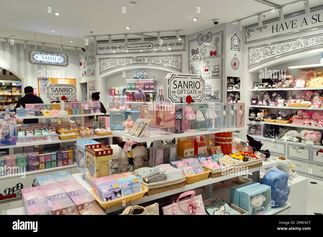 Shanghai, China. 09th Mar, 2023. SHANGHAI, CHINA - MARCH 9, 2023 - A general view of the SANRIO ...