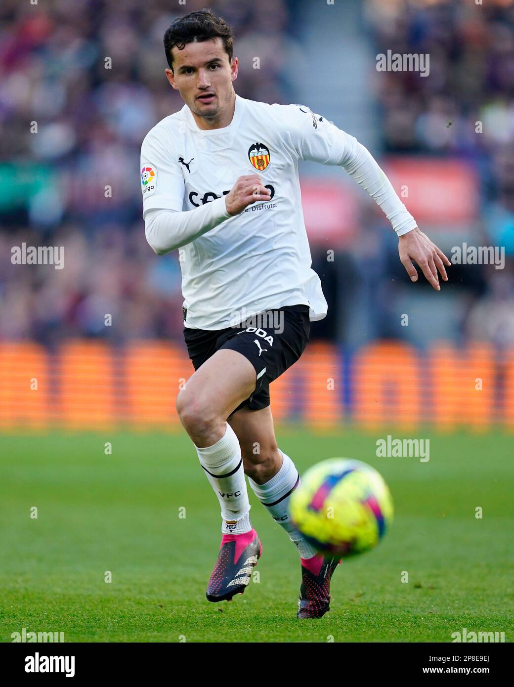Hugo Guillamon of Valencia CF during the La Liga match between FC ...