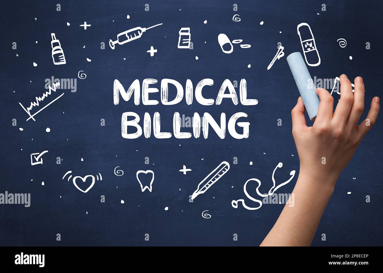 Hand drawing medical concept concept Stock Photo - Alamy