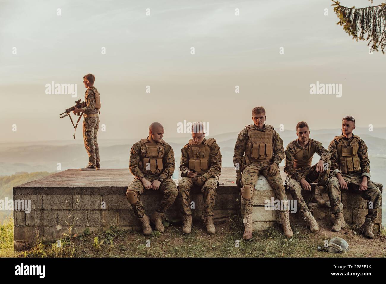 American troops relaxation hi-res stock photography and images - Alamy