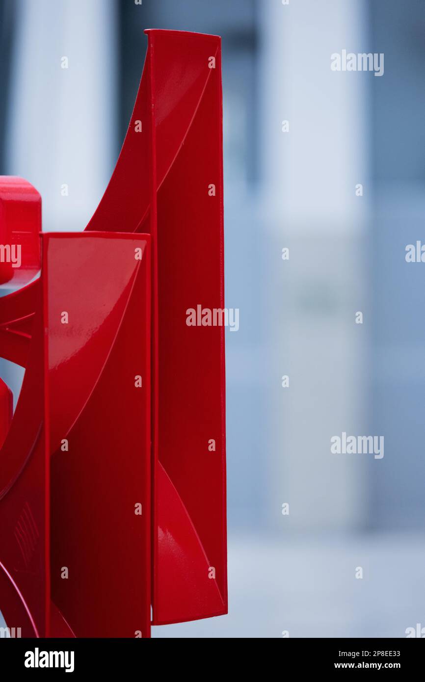 Duesseldorf, Germany. 09th Mar, 2023. A red siren stands at the ...