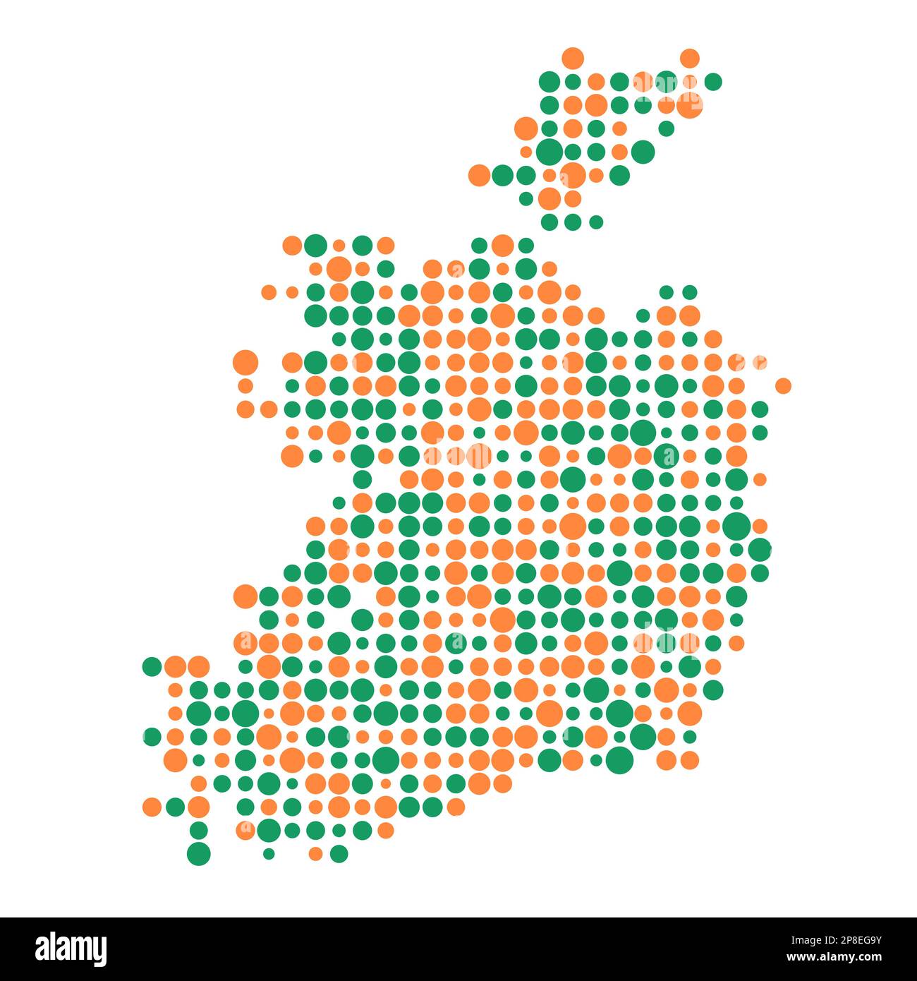 Classic map of ireland Stock Vector Images - Alamy