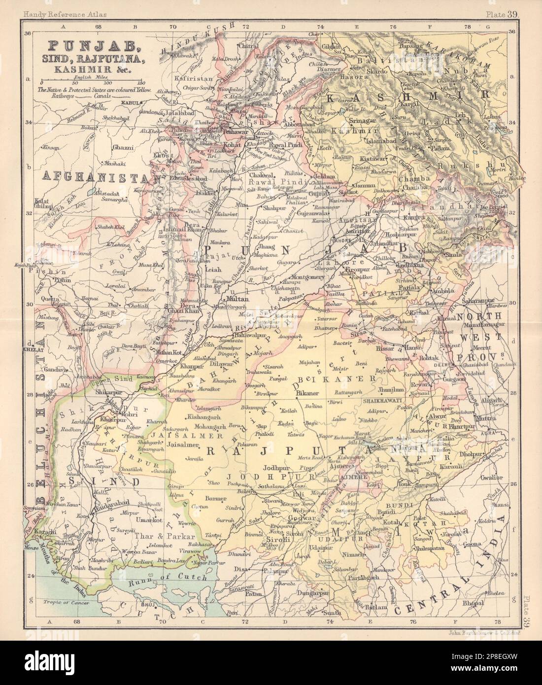 India map punjab hi-res stock photography and images - Alamy