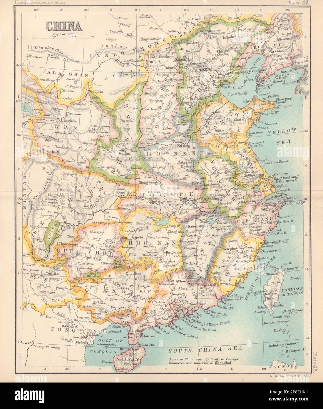 Map china provinces hi-res stock photography and images - Alamy