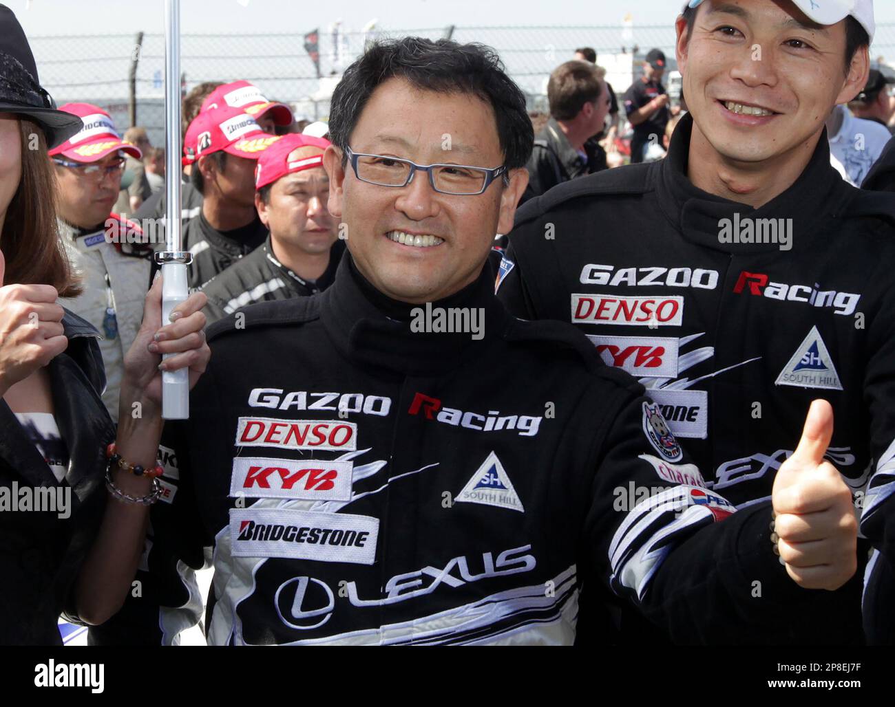 Akio Toyoda, next president of Japanese carmaker Toyota, who races ...