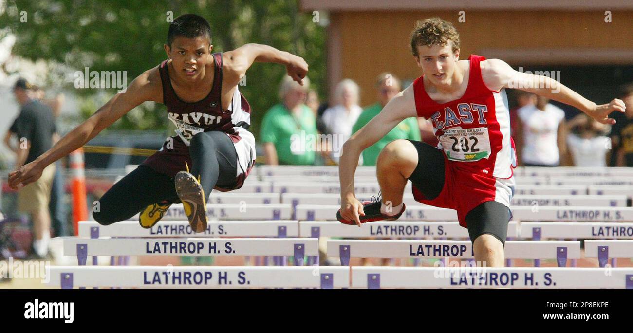 Ketchikan's Carlo Credito, left, and East Anchorage's Ben Larson ...