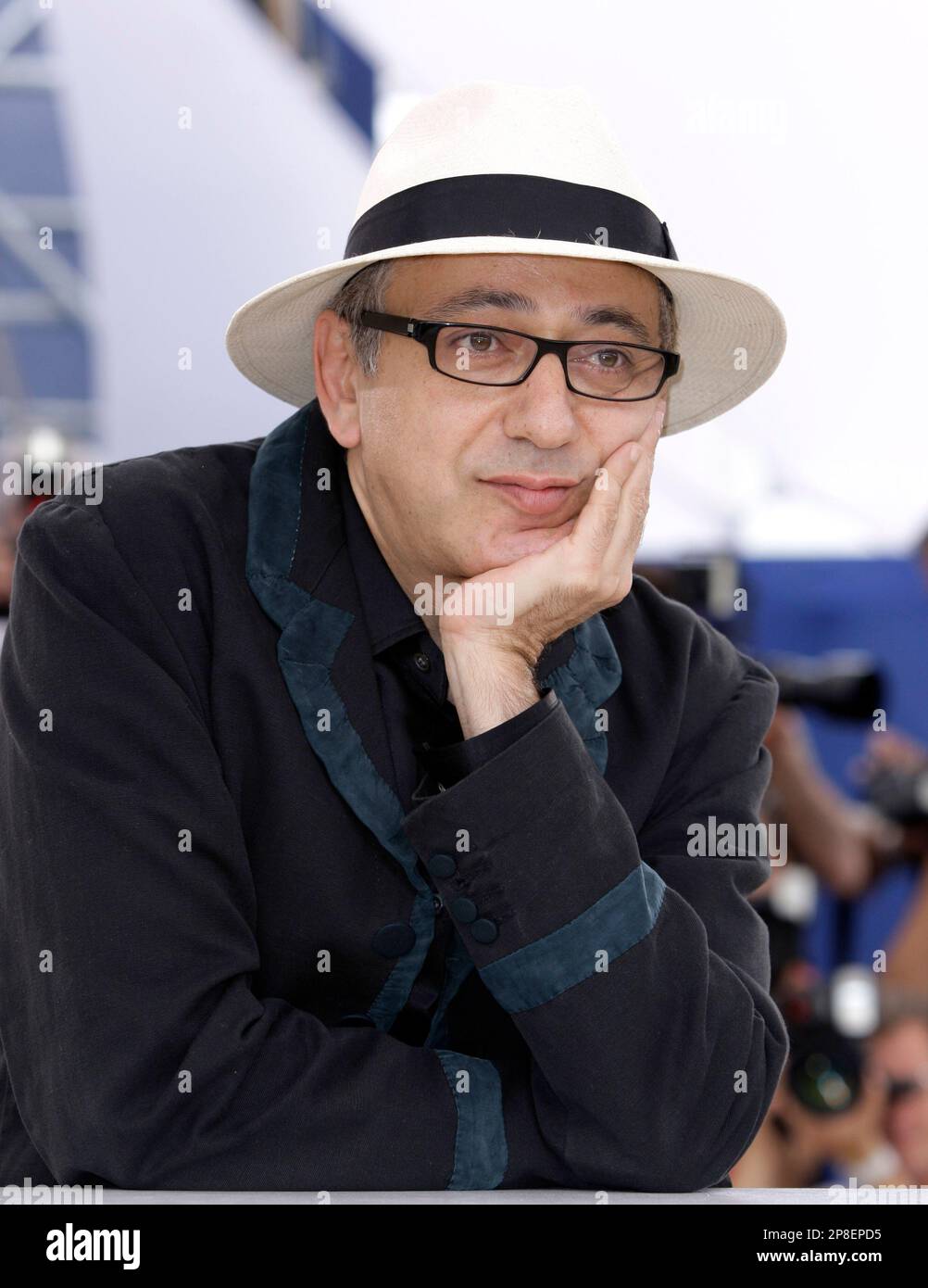 Palestinian director Elia Suleiman poses during a photo call for the ...