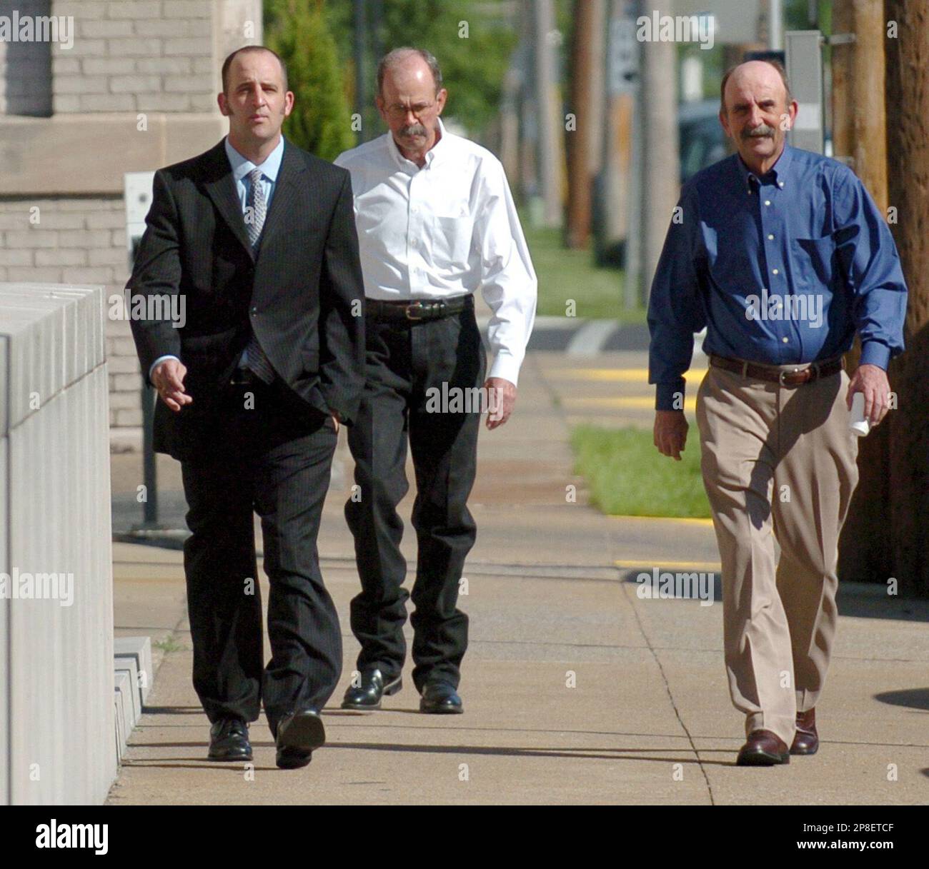 From left: Former Army Pvt. Steven Dale Green's brother Doug Green ...