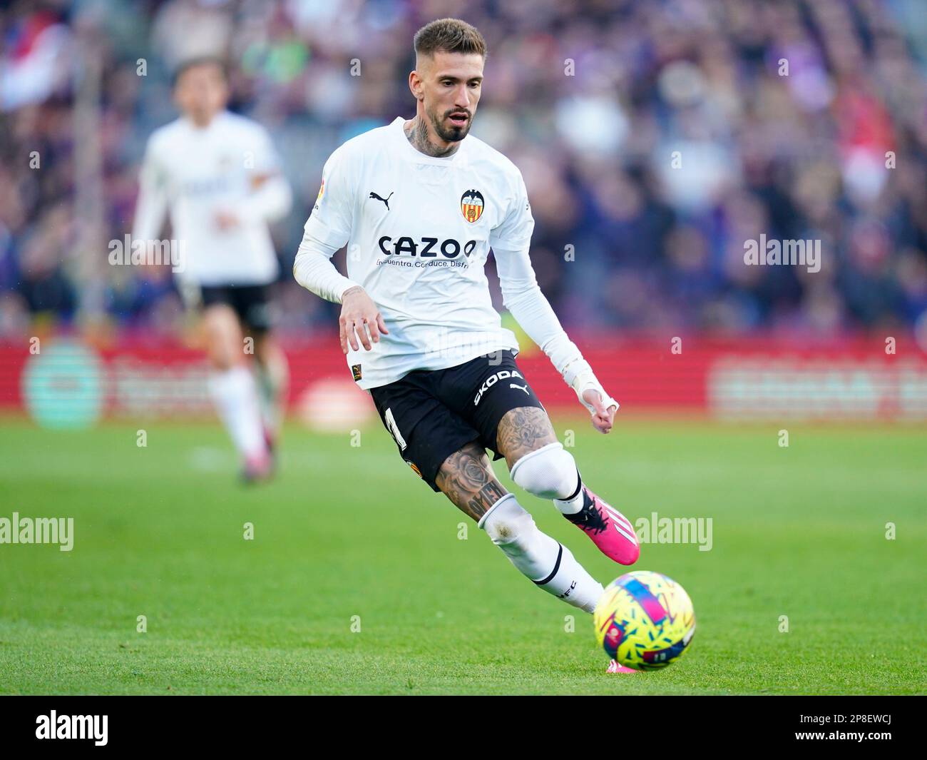 Barcelona, Spain. 05th Mar, 2023. Samu Castillejo of Valencia CF during ...