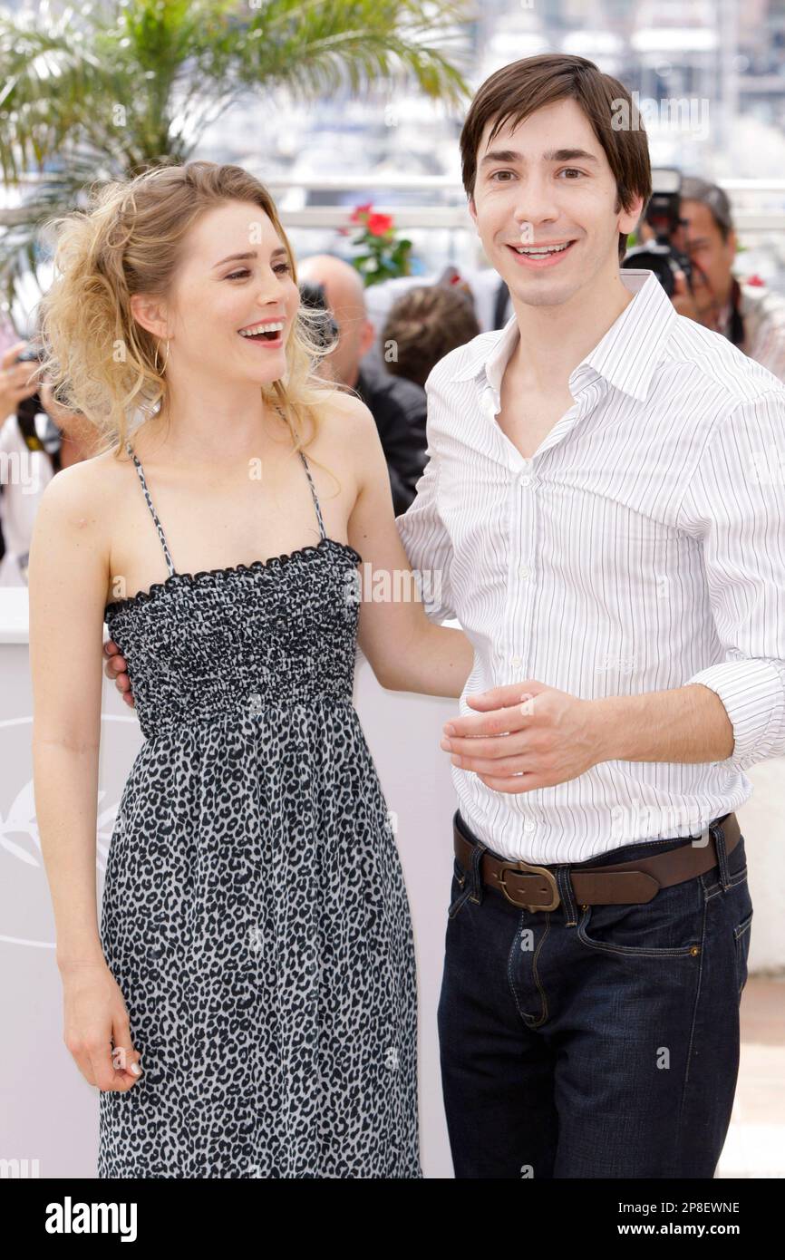American actors Alison Lohman, left, and Justin Long attend a photo ...