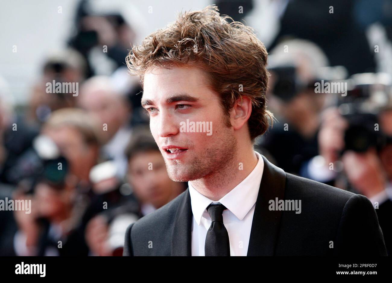 British actor Robert Pattinson arrives on the red carpet for the film ...