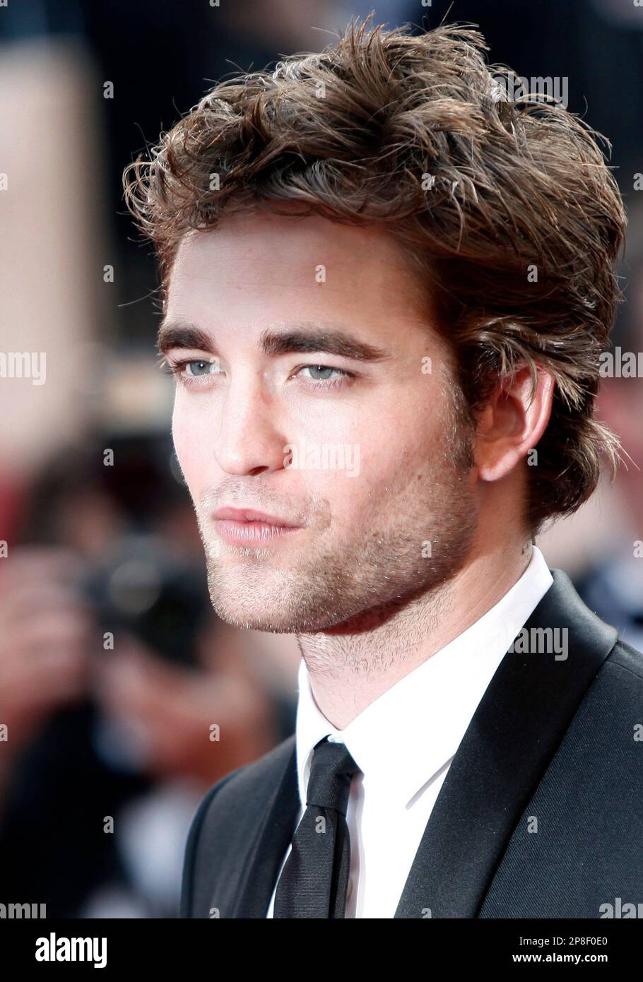British actor Robert Pattinson arrives on the red carpet for the film ...