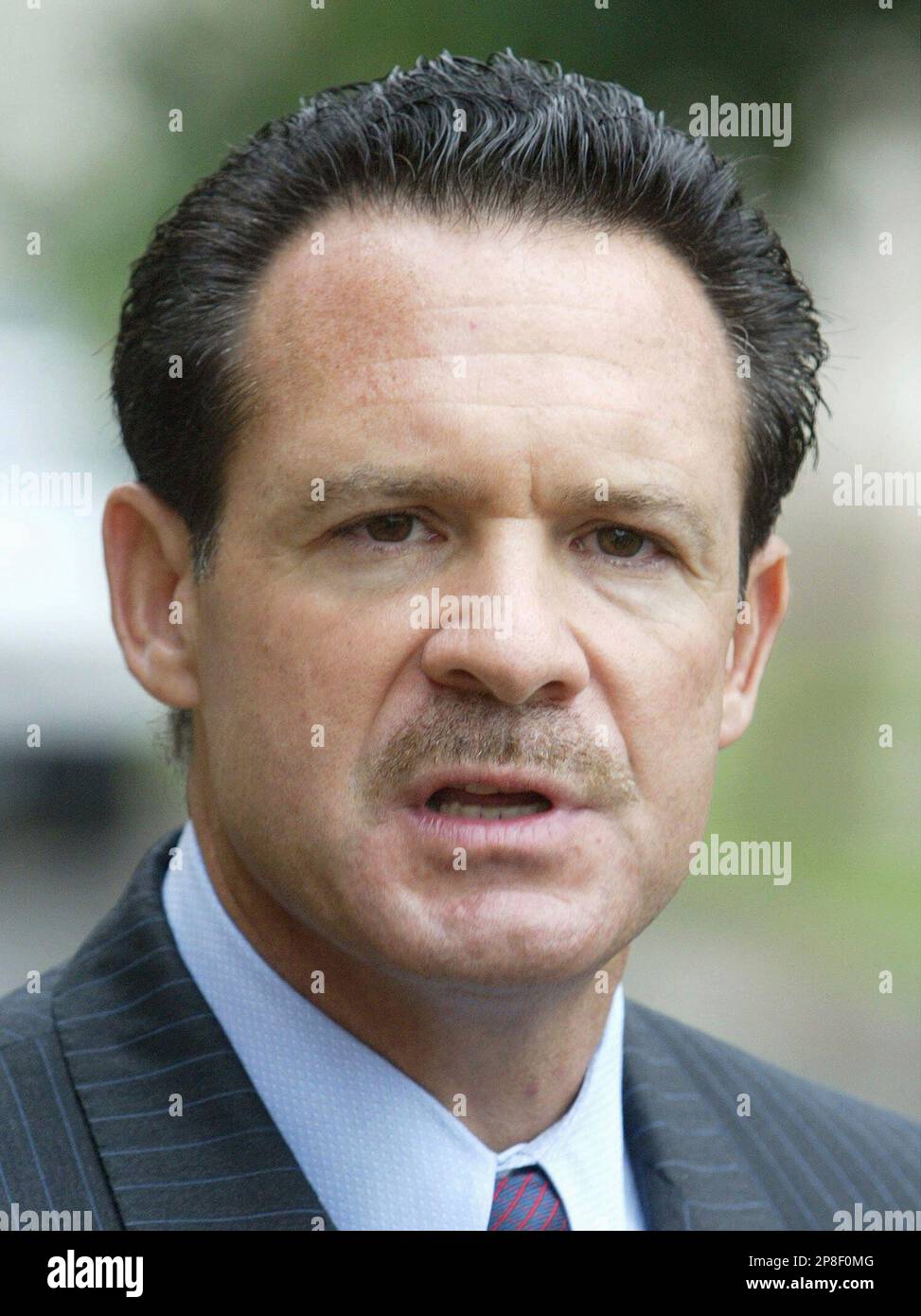 FILE -In this Aug. 24, 2004 file photo, attorney Paul W. Bergrin speaks ...