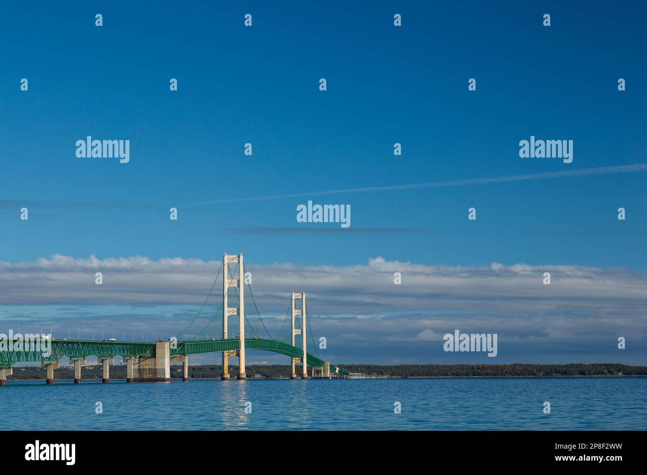 Bridge lower upper peninsula michigan hi-res stock photography and ...