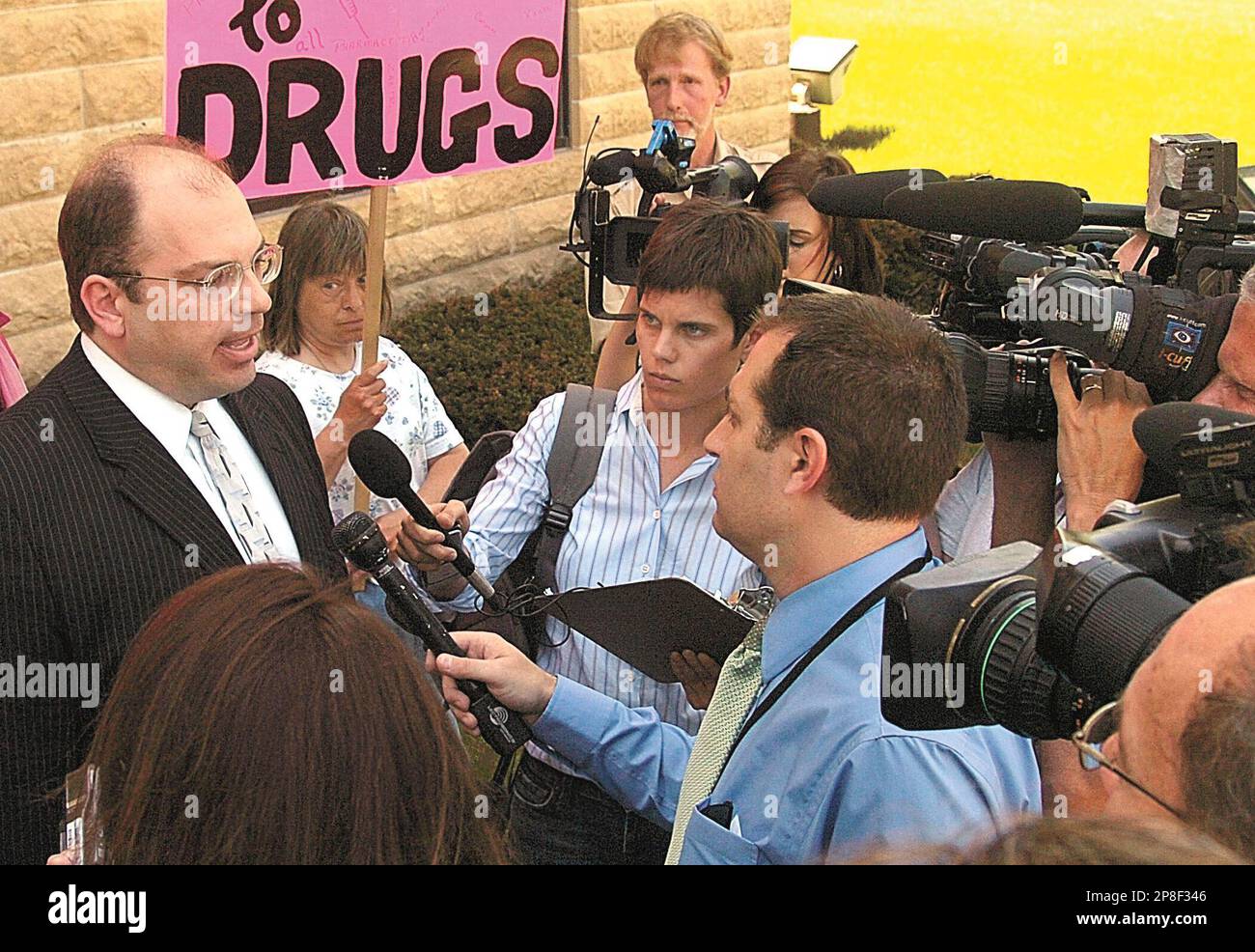 Attorney Philip Elbert, appointed to represent Daniel Hauser, speaks to ...
