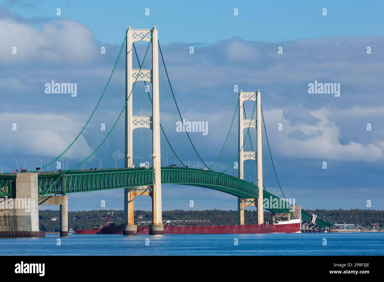 Landscape long suspension bridge hi-res stock photography and images ...