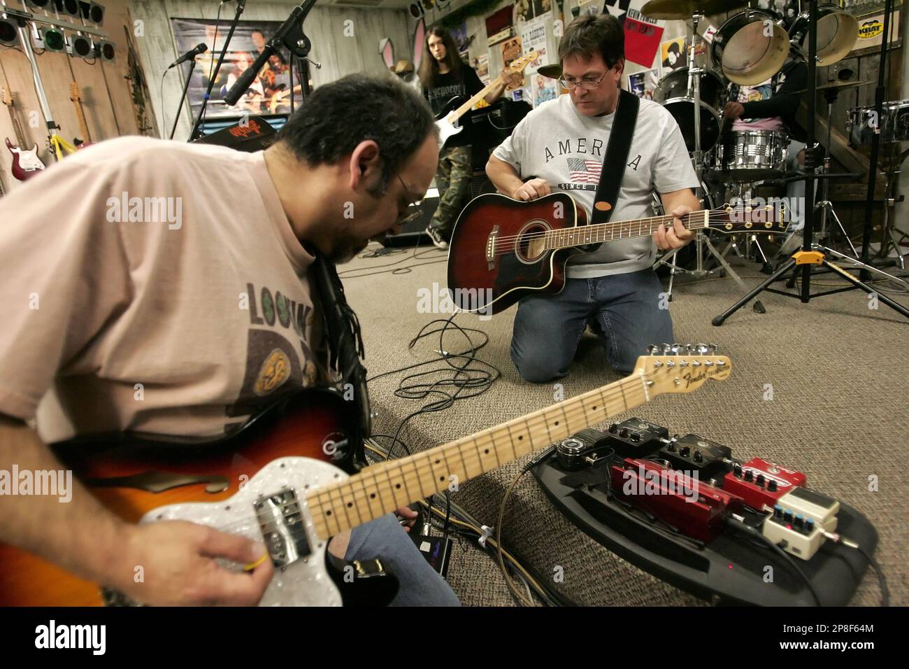 In this March 24, 2009 photo T.J. Rabbits Texas Music Store owner ...