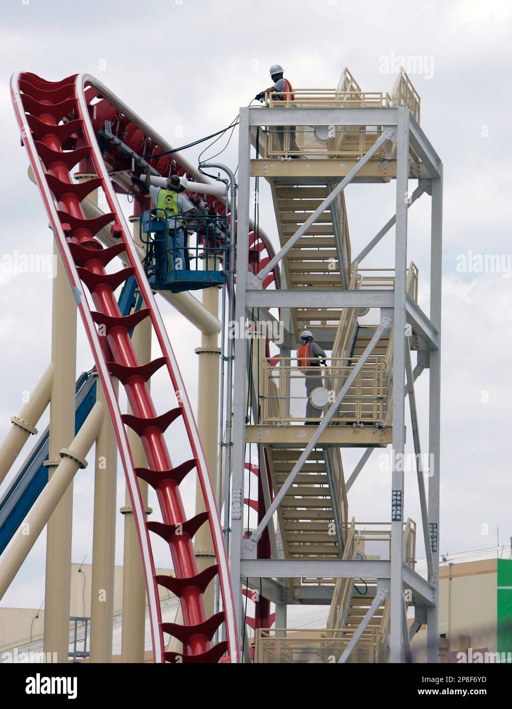In this photo taken on Thursday, April 30, 2009, Hollywood Rip Ride ...