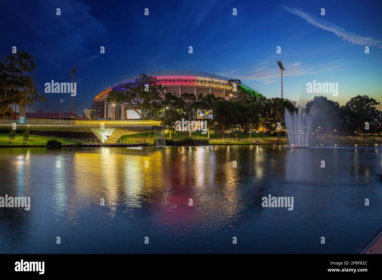 Adelaide Oval River Torrens Australia Stock Photo - Alamy