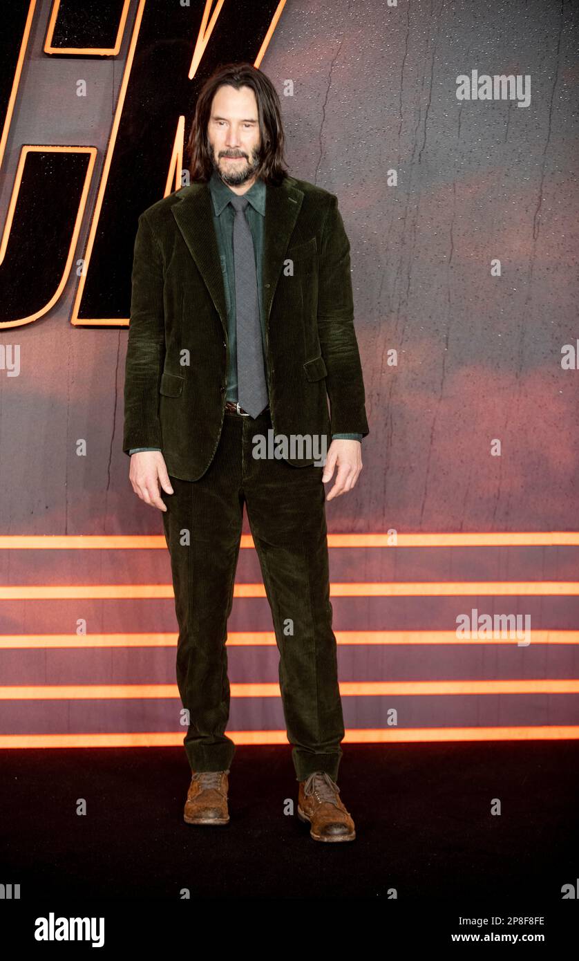 Keanu Reeve at the 'John Wick: Chapter 4' film premiere, London, UK ...