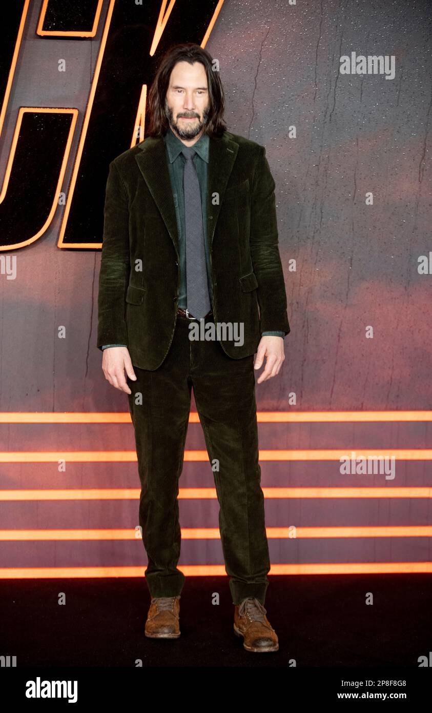 Keanu Reeve at the 'John Wick: Chapter 4' film premiere, London, UK ...