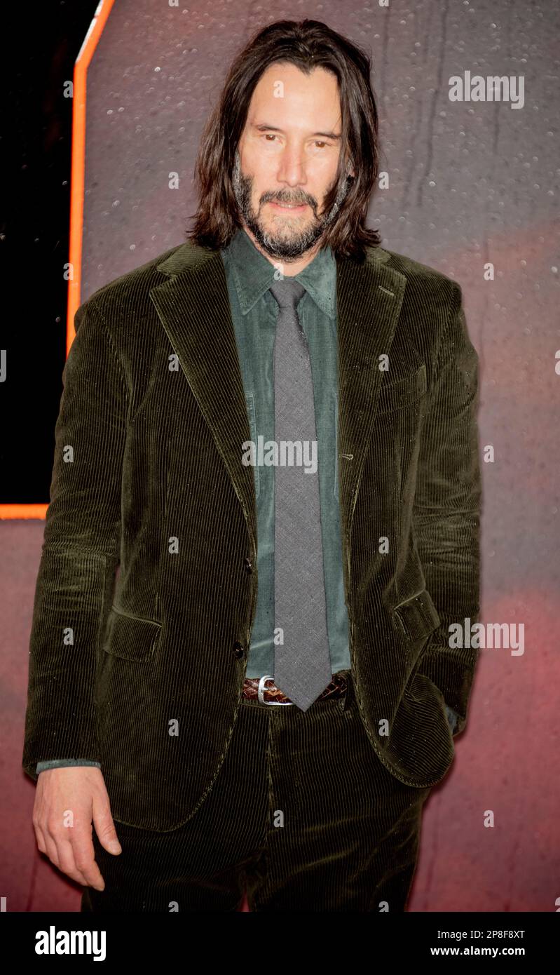 Keanu Reeve at the 'John Wick: Chapter 4' film premiere, London, UK ...