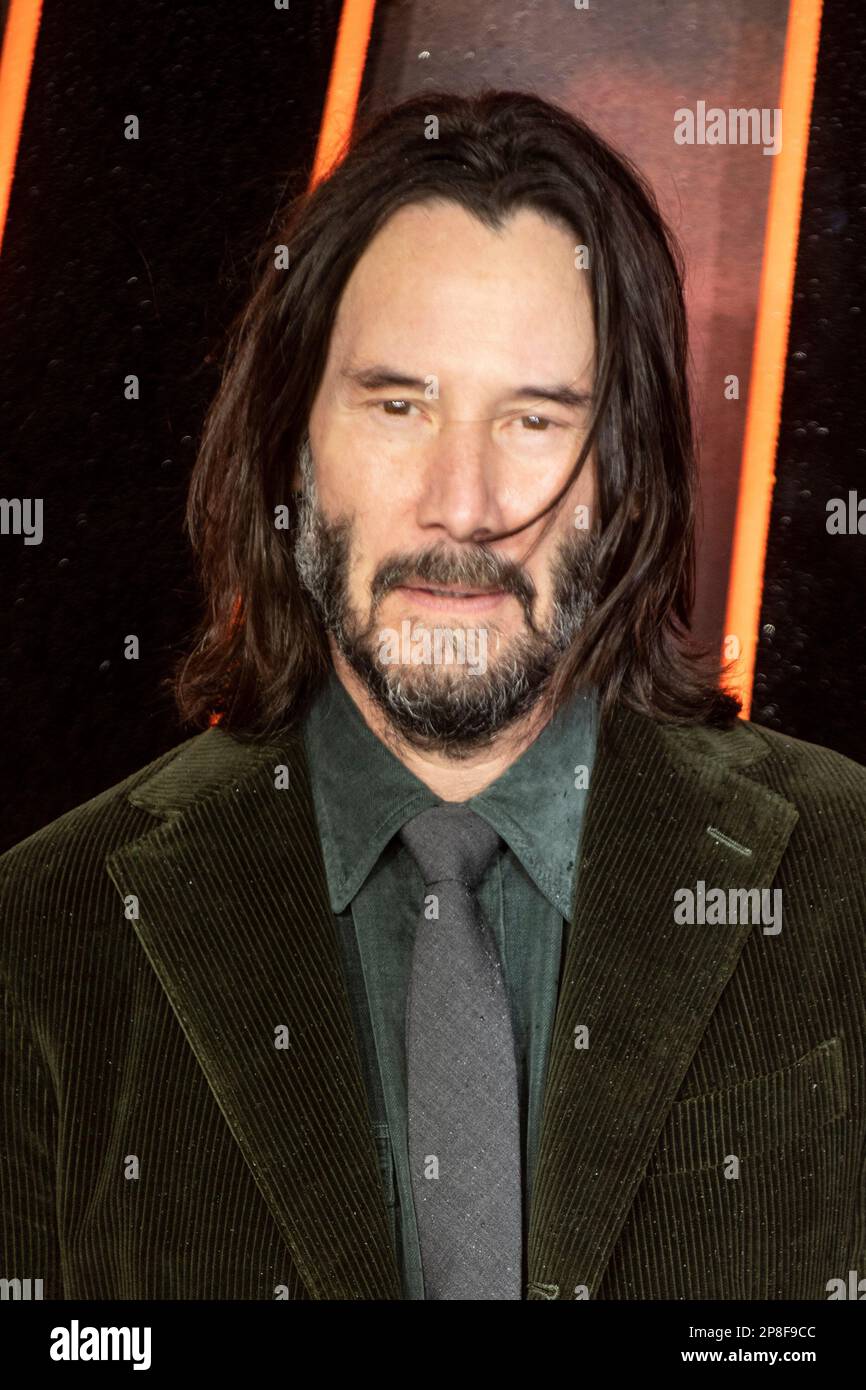 Keanu Reeve at the 'John Wick: Chapter 4' film premiere, London, UK ...
