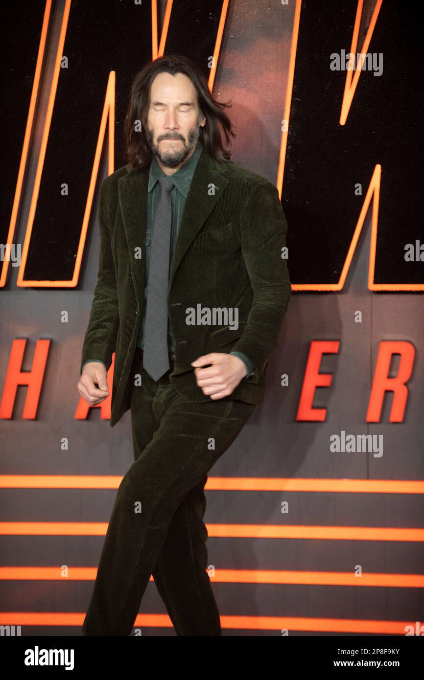 Keanu Reeve at the 'John Wick: Chapter 4' film premiere, London, UK ...