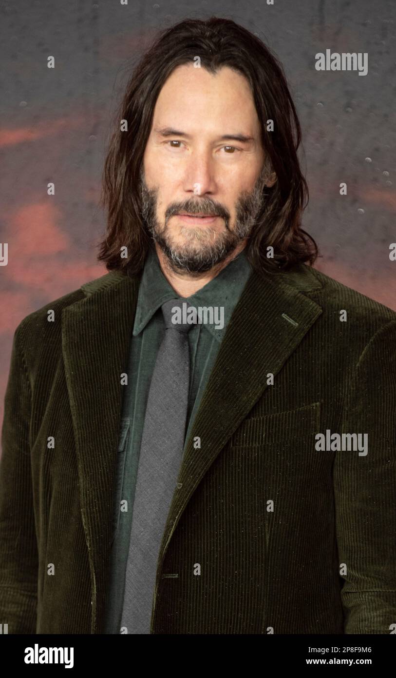 Keanu Reeve at the 'John Wick: Chapter 4' film premiere, London, UK ...