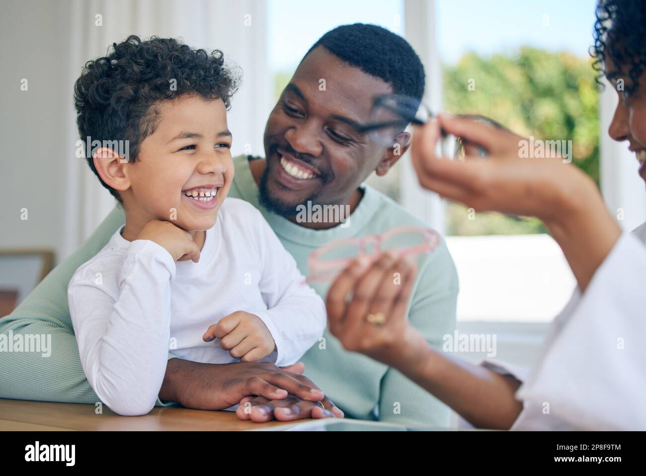 Father son playing doctor hi-res stock photography and images - Alamy