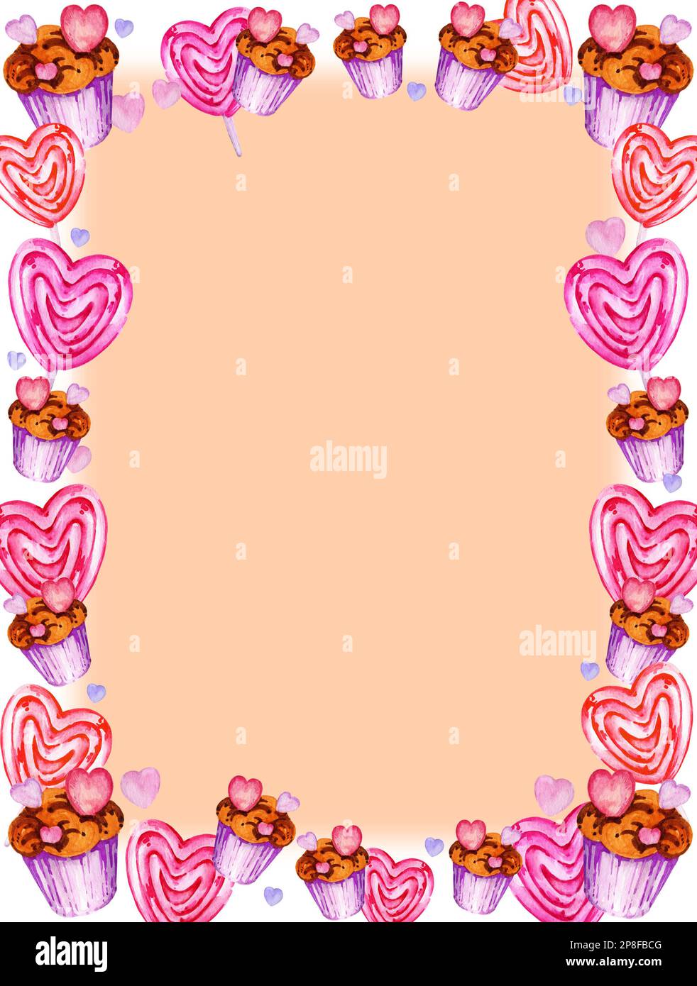 Valentines Day Candy Borders Free