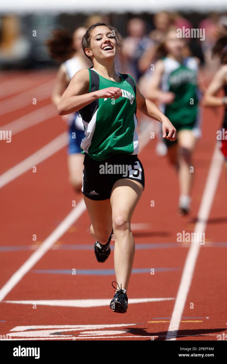 Flemming's Ashley Atkins runs to victory in the 800m run in the Class ...