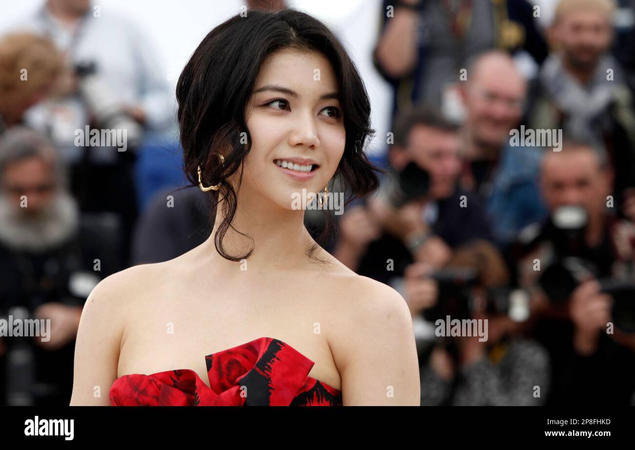 South Korean actress Kim Ok-Vin during a photo call for the film 'Bak ...