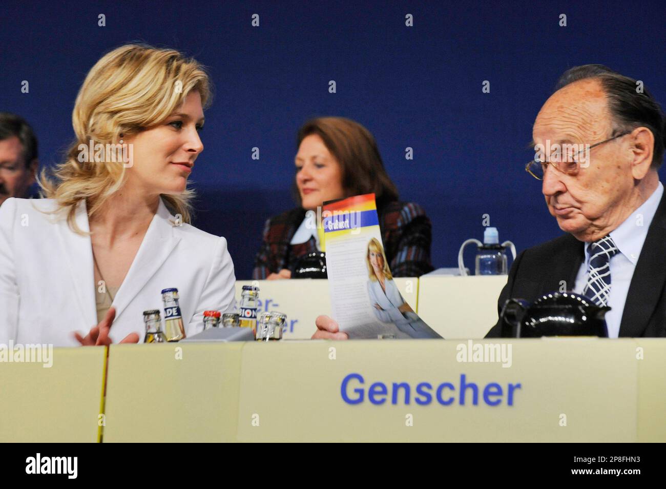 Die Europaabgeordnete der FDP, Silvana Koch-Mehrin und der ...