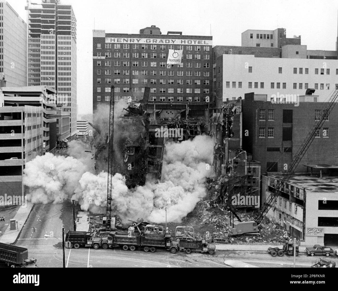 Demolition experts destroyed the fine old Henry Grady Hotel and ...