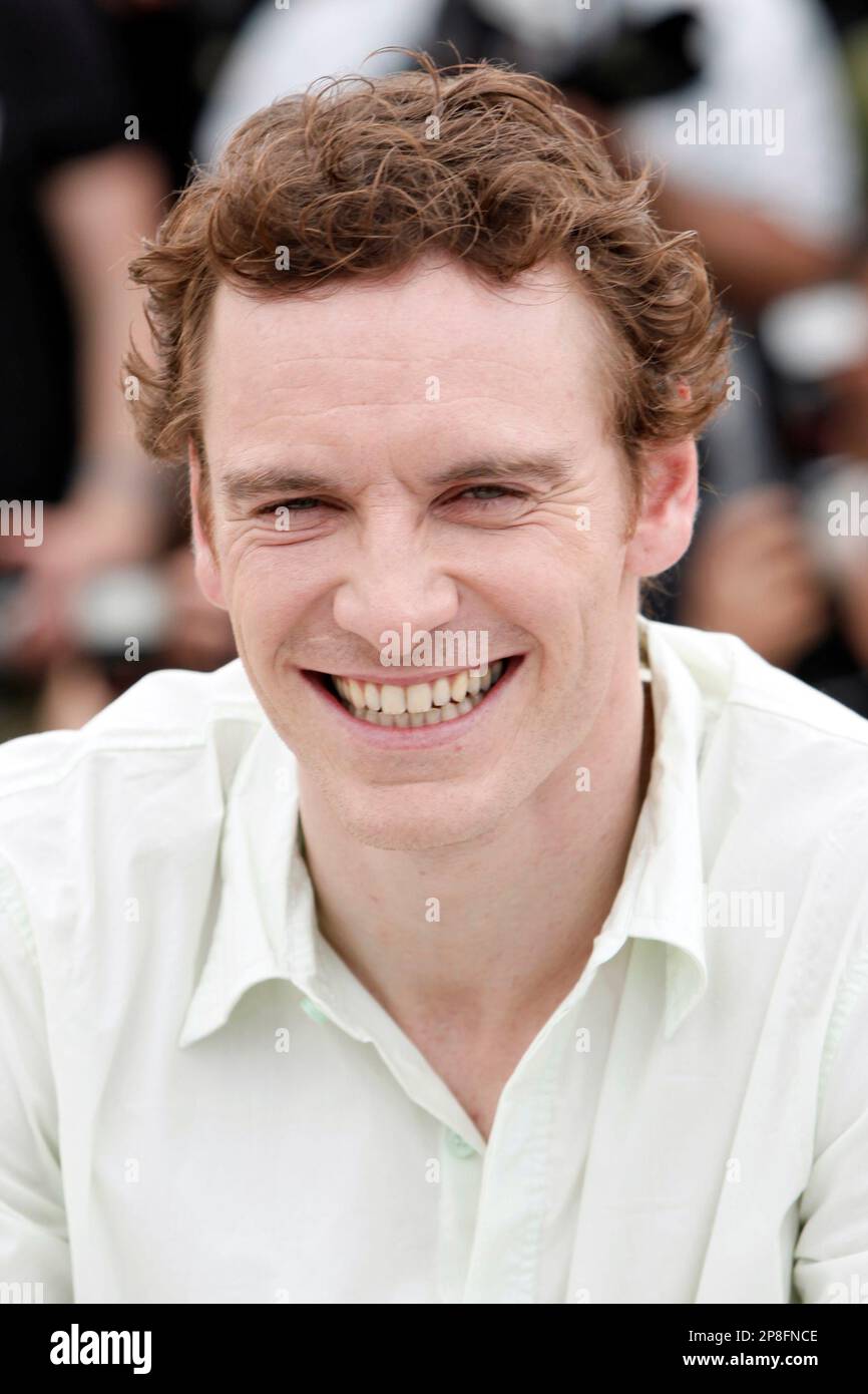 German actor Michael Fassbender poses during a photo call for the film ...