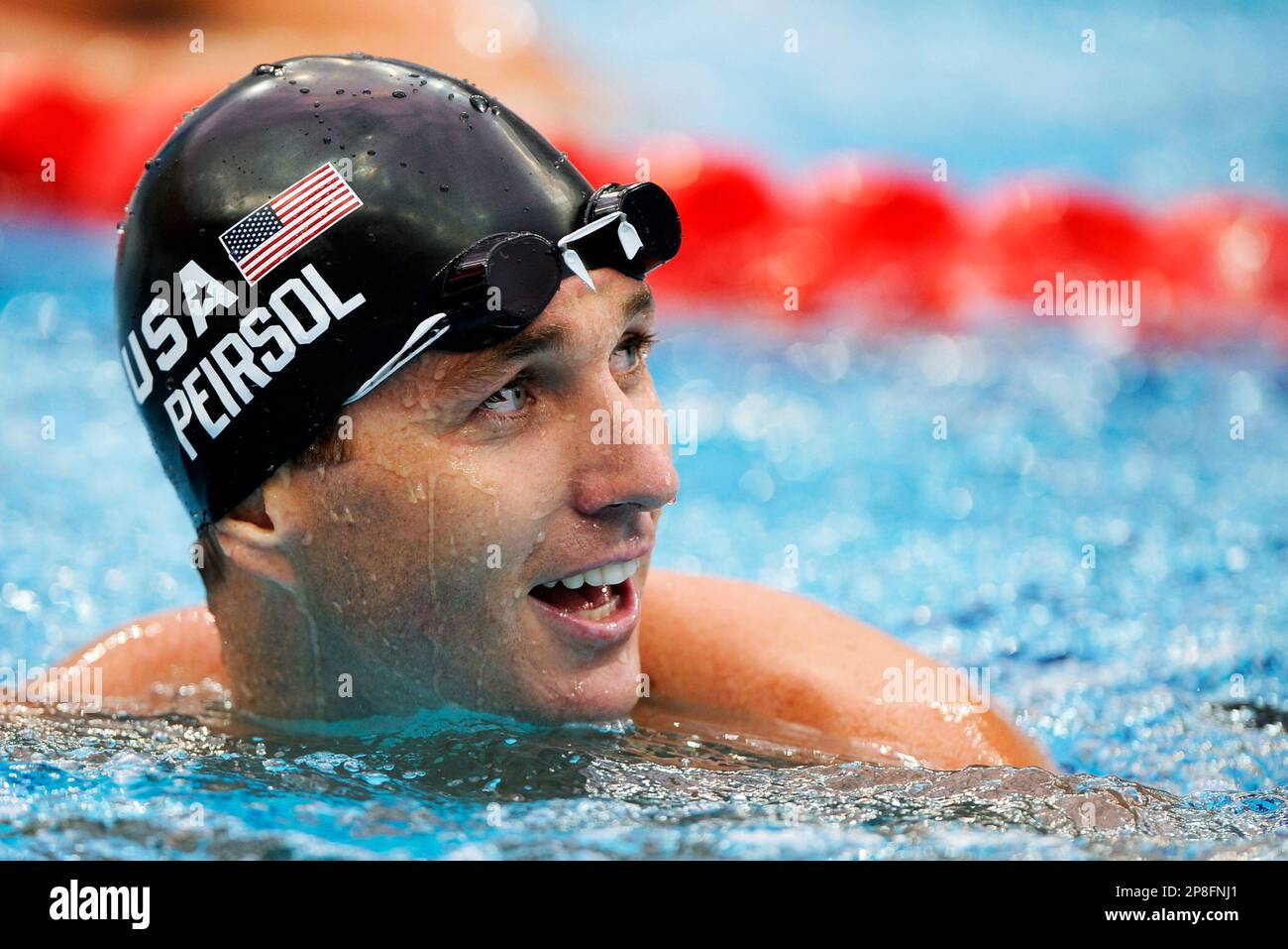 FILE - In this Aug. 12, 2008 file photo, Aaron Peirsol, of the United ...