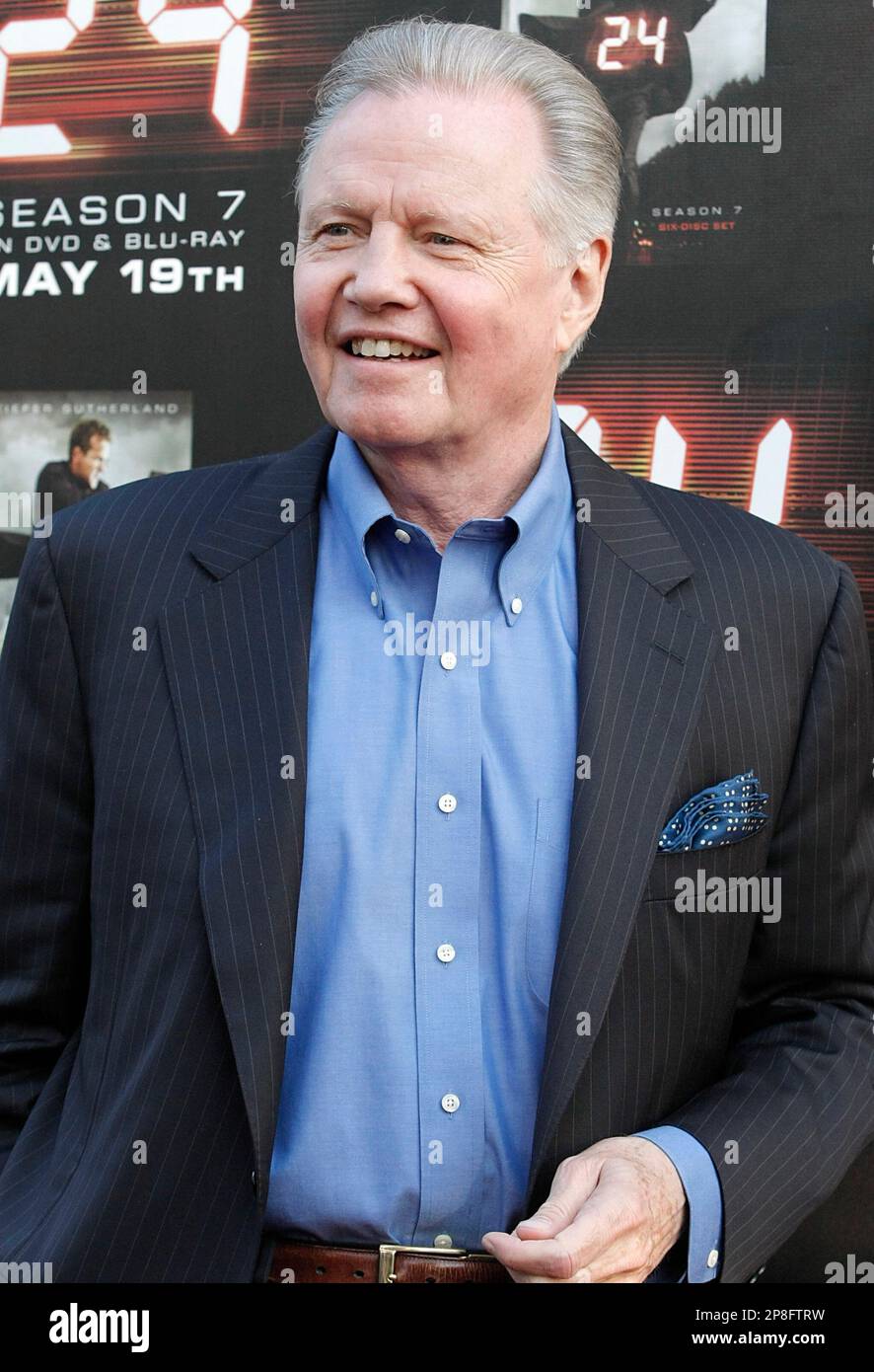 Actor John Voight arrives at the "24" Season 7 finale screening and ...