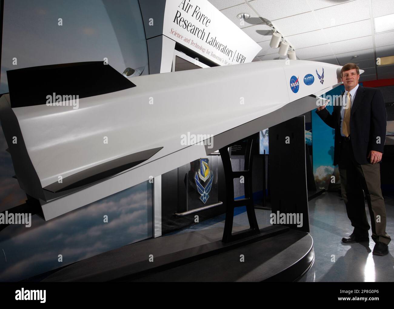 Charlie Brink, manager of the Air Force's X-51 "Waverider" scramjet ...