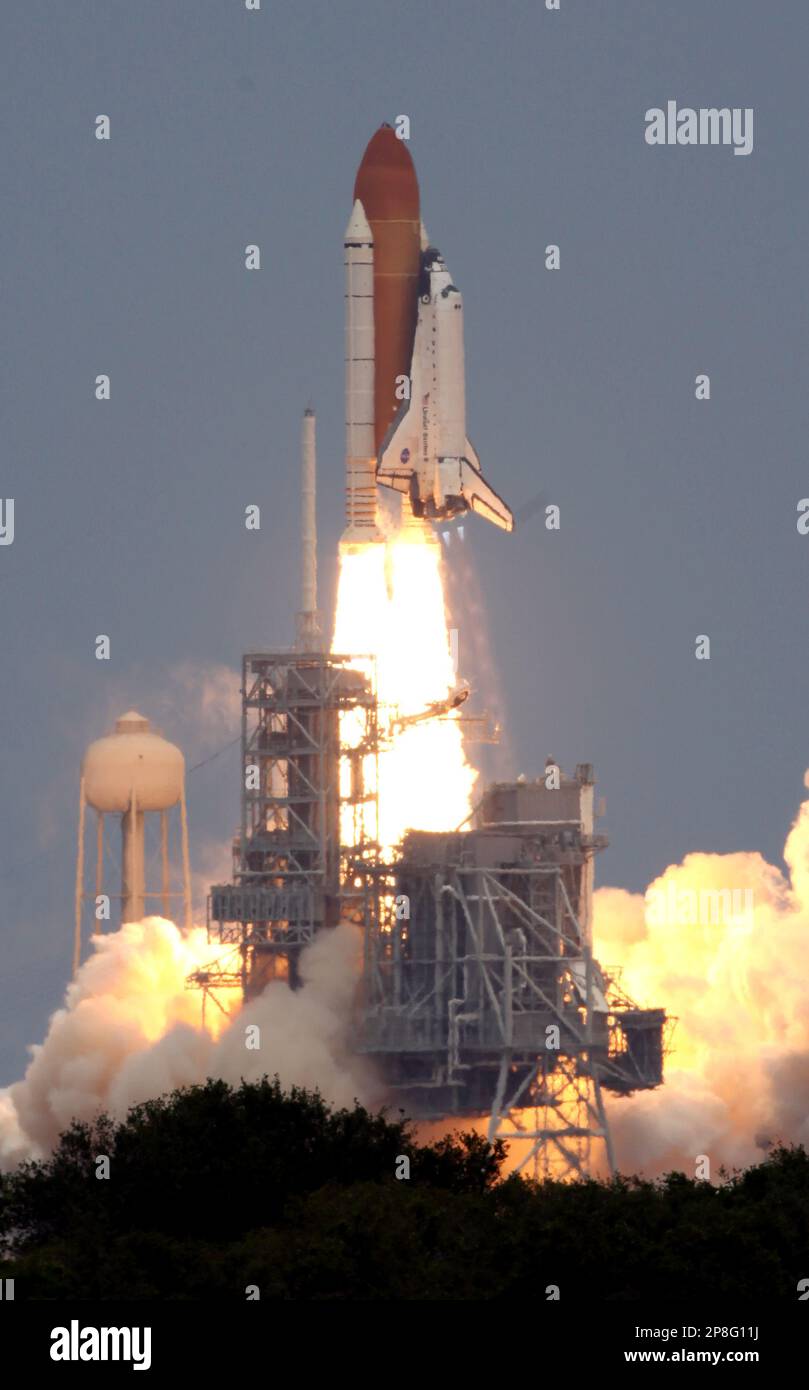 Space Shuttle Atlantis lifts-off from the Kennedy Space Center at Cape Canaveral, Fla. Monday ...