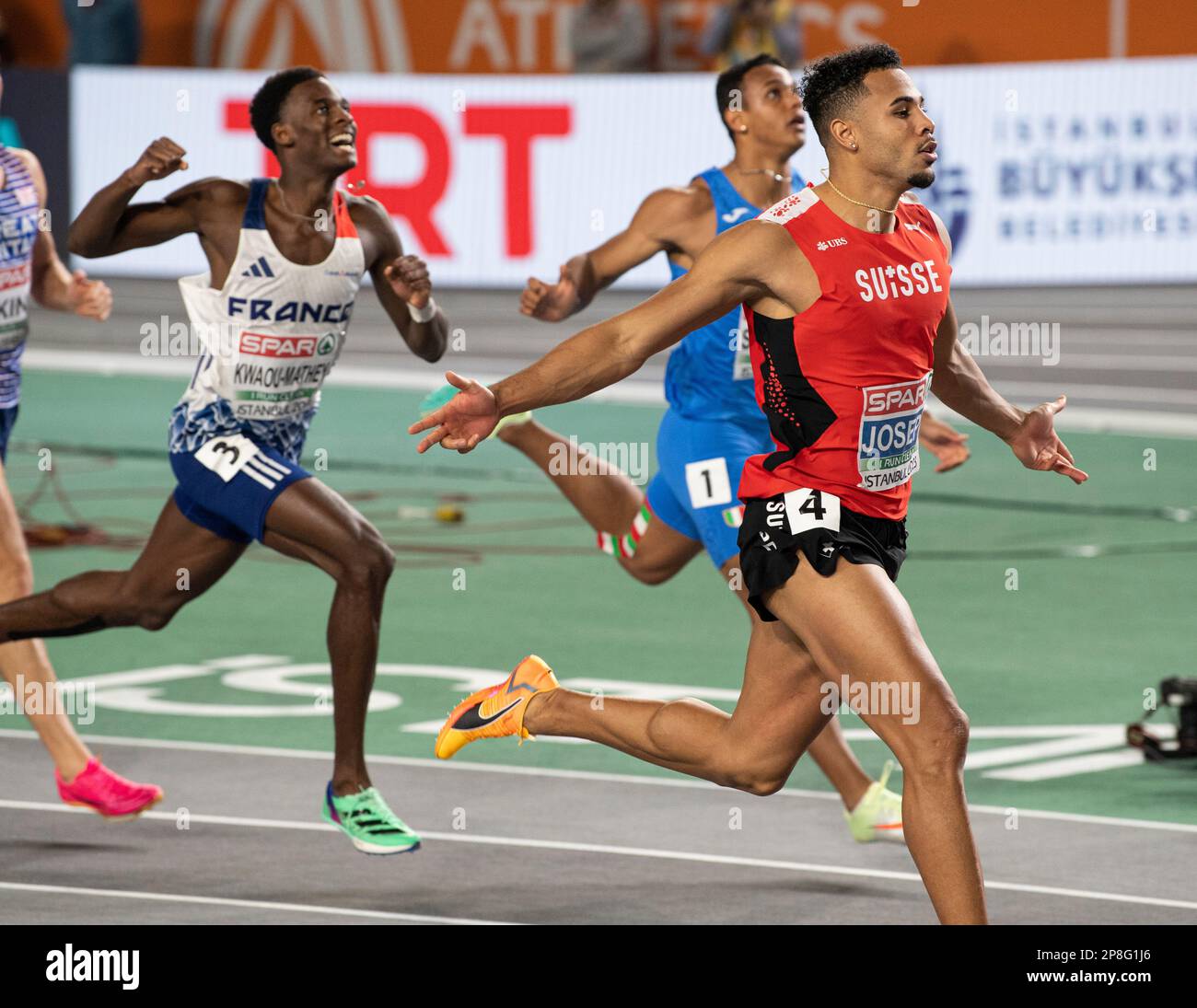 Mens 60m hurdles hi-res stock photography and images - Alamy